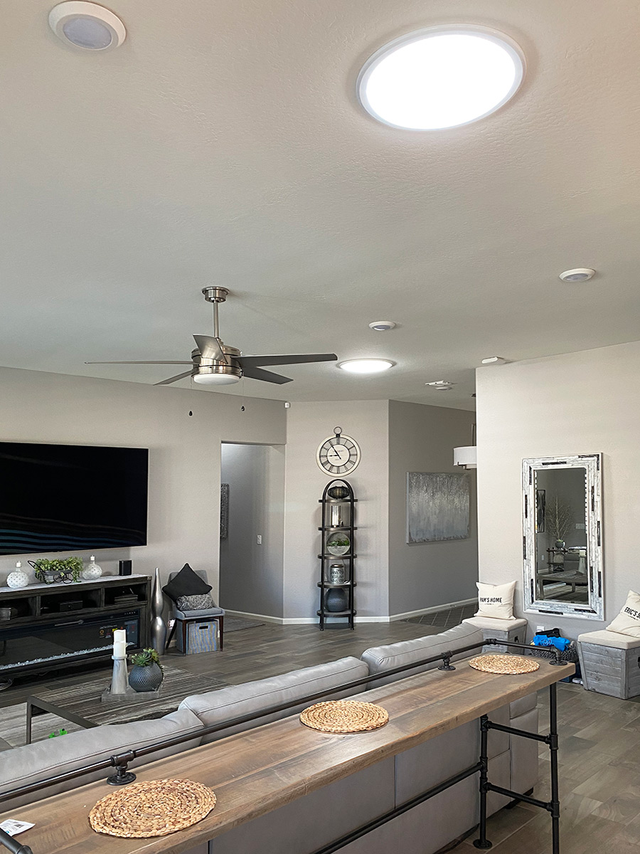 Living Room Skylights - Elite Home Daylighting Systems