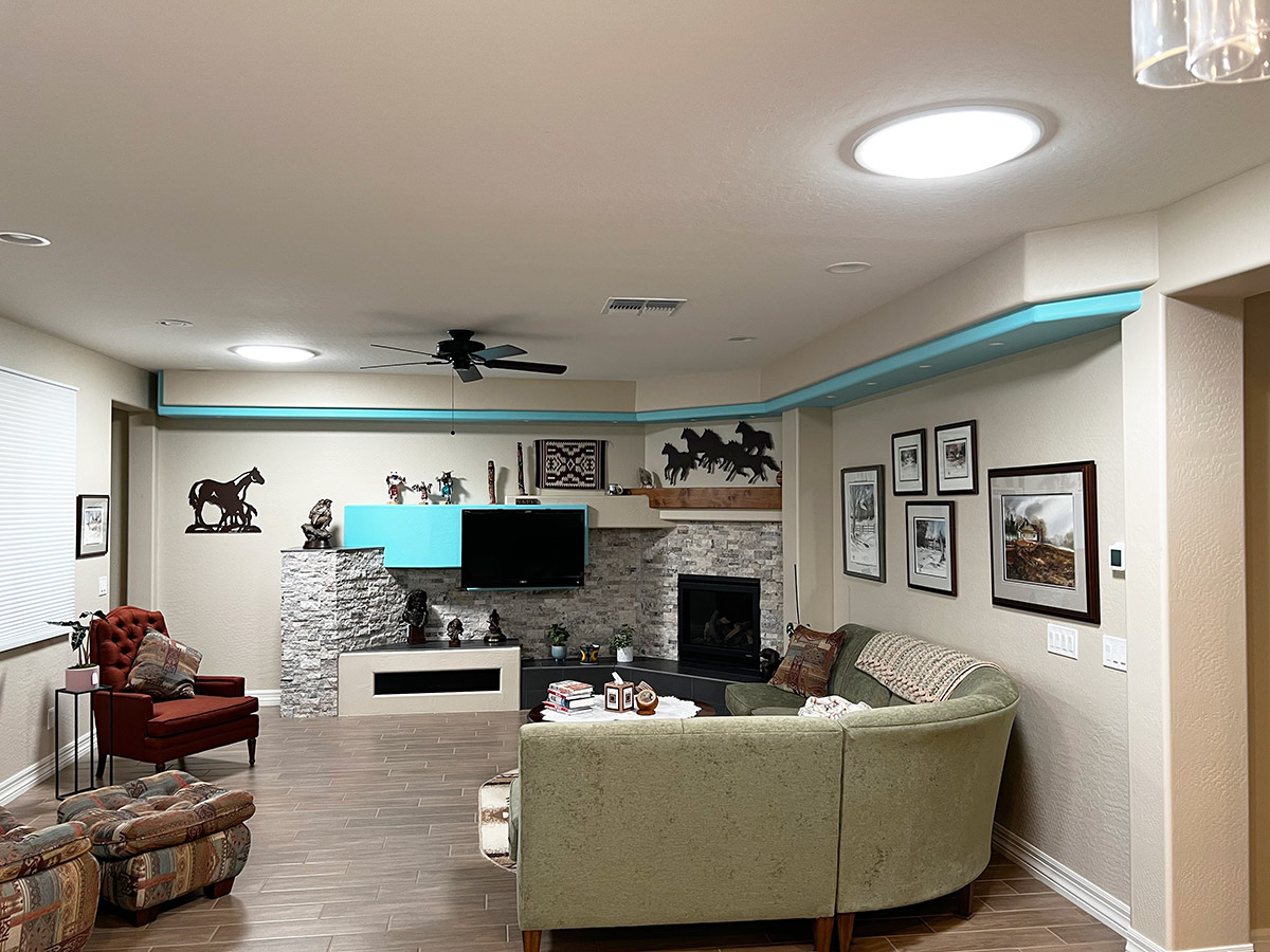 Living Room Skylights - Elite Home Daylighting Systems